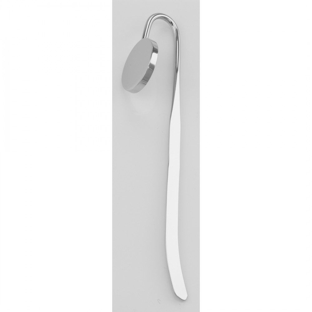 Round Shaped Bookmark Nickel Plated - Engravable - PL-3217-T